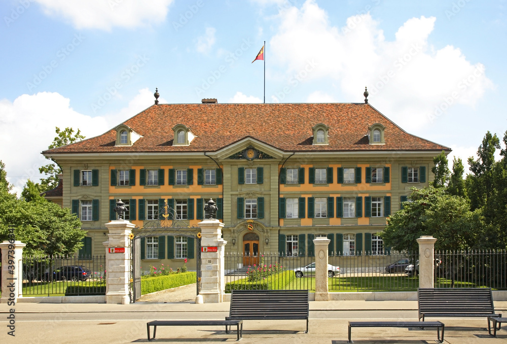Police building at Waisenhausplatz. Bern. Switzerland Stock Photo ...