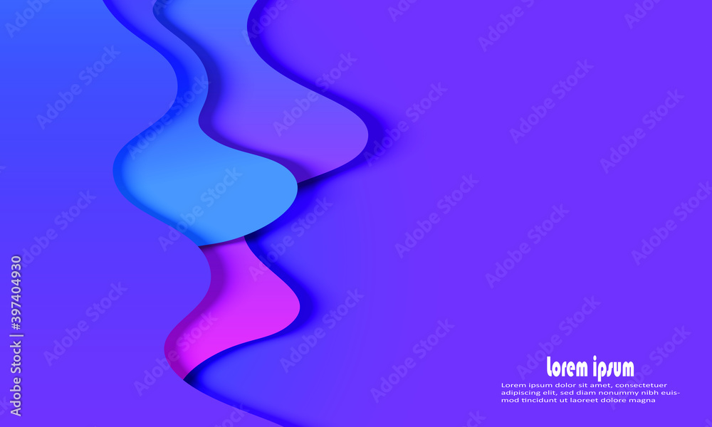 Vetor de cool abstract fluid liquid background with multicolor and free ...