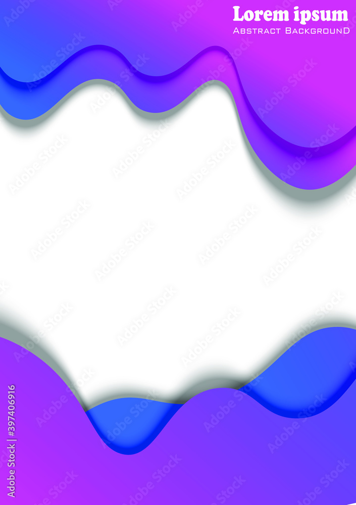 cool abstract fluid liquid background with multicolor and free space ...