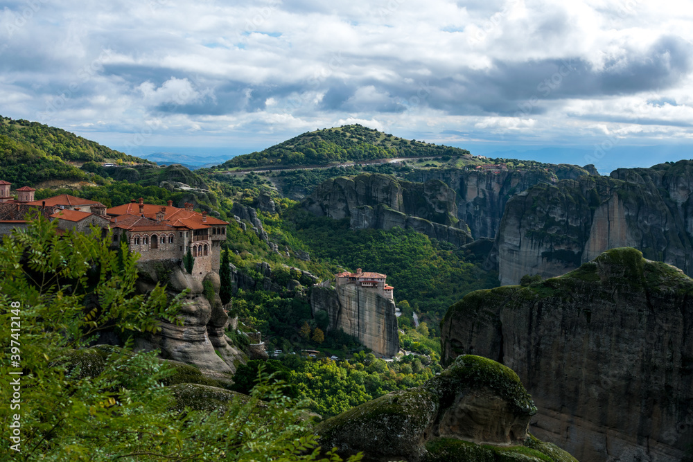 Poster Meteora Grecja klasztor kobiecy – Wall Art | UkPosters