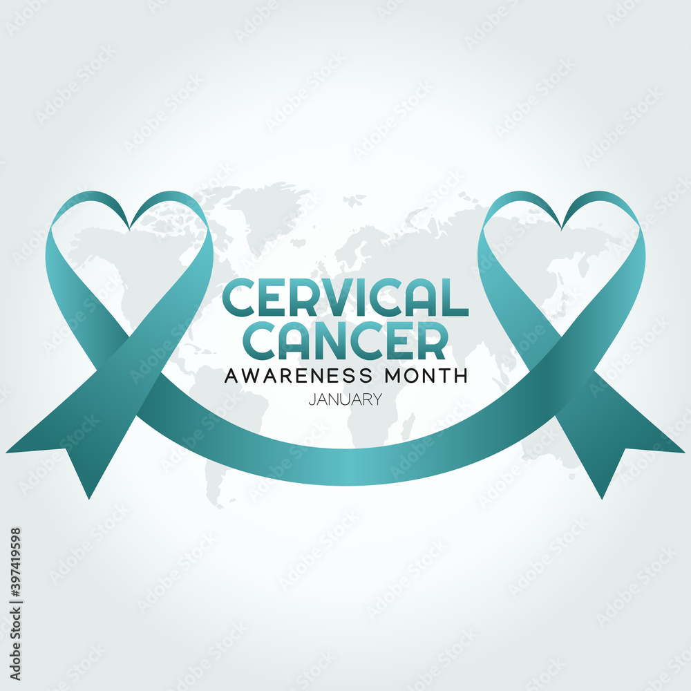 vector graphic of cervical cancer awareness month good for cervical ...