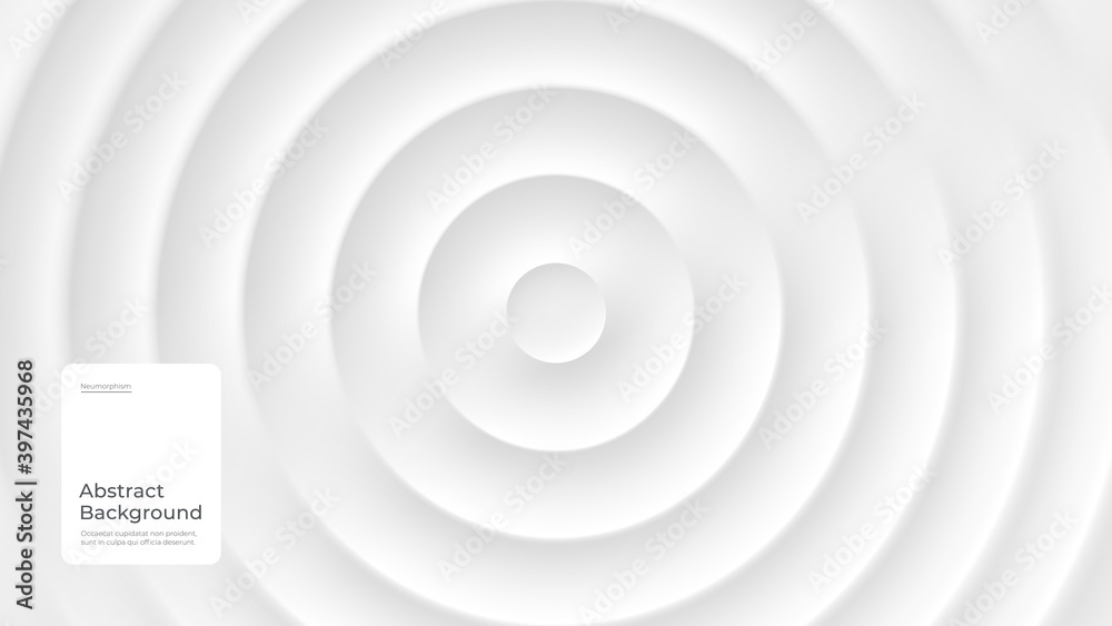 Abstract background illustration in neomorphism style. Minimal ...