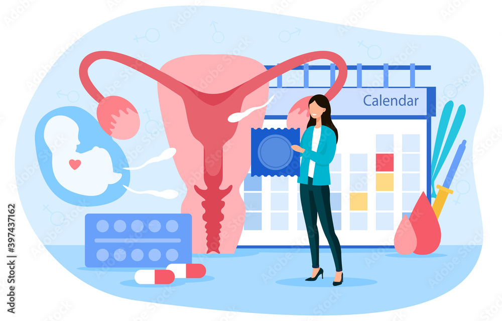 Sexual education abstract concept. Sexual health lesson for young ...