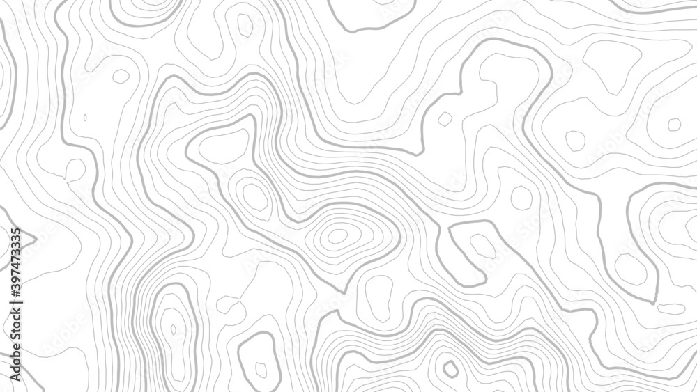 Grey contours vector topography. Geographic mountain topography vector ...