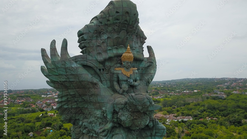 Close up of Wisnu statue in Garuda Wisnu Kencana, GWK cultural park in ...