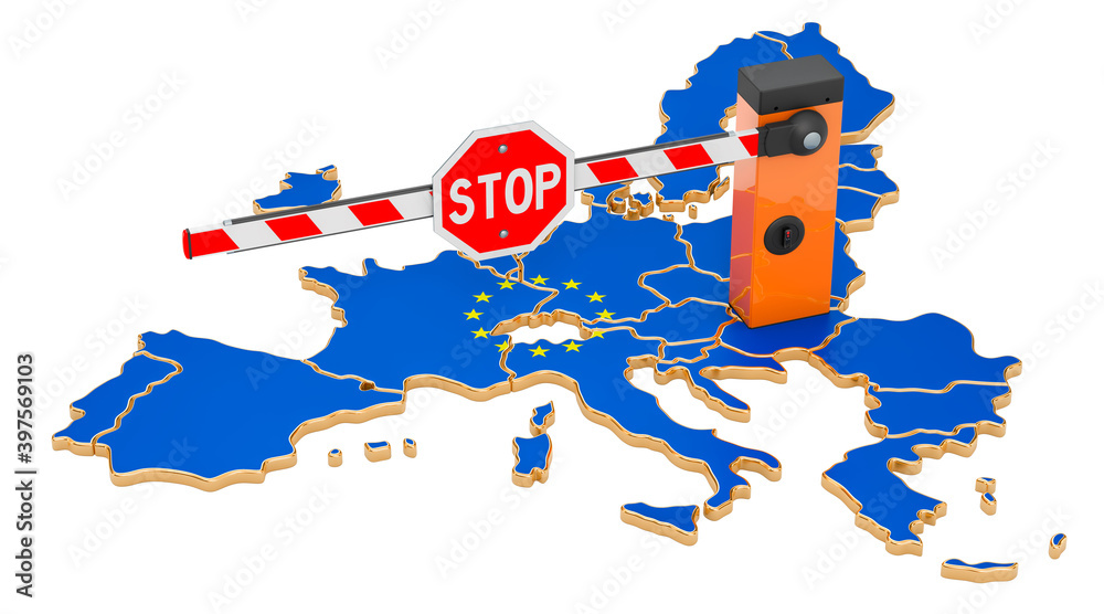 Border close in the European Union. Customs and border protection ...