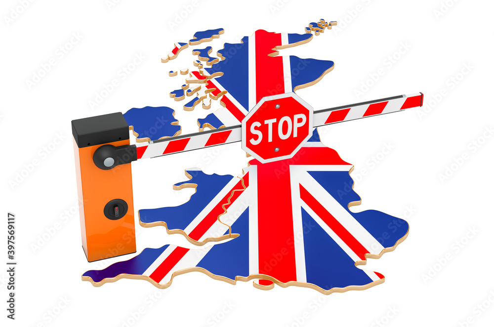 Border close in the United Kingdom. Customs and border protection ...