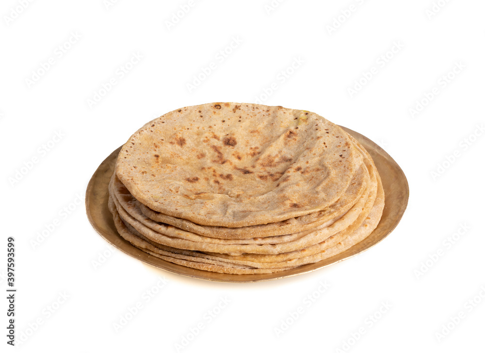 Indian Traditional Cuisine Chapati Also Know as Roti, Fulka, Paratha ...
