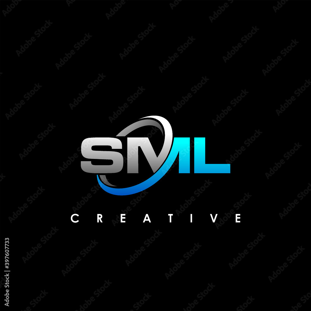 SML Letter Initial Logo Design Template Vector Illustration Stock ...
