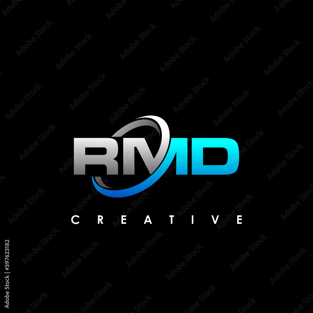 RMD Letter Initial Logo Design Template Vector Illustration Stock ...