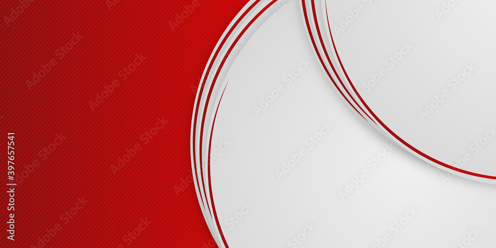 Red white abstract business corporate background with stripes lines ...