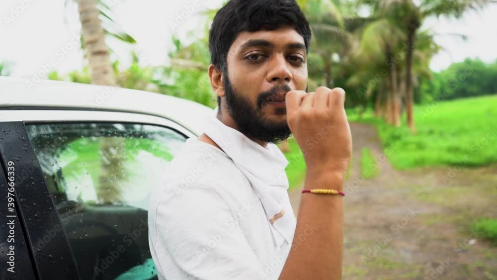 Man smoking Bidis (pronounced bee-dees and also known as beedis) are ...