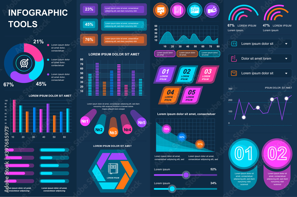 Infographic Vector Kit