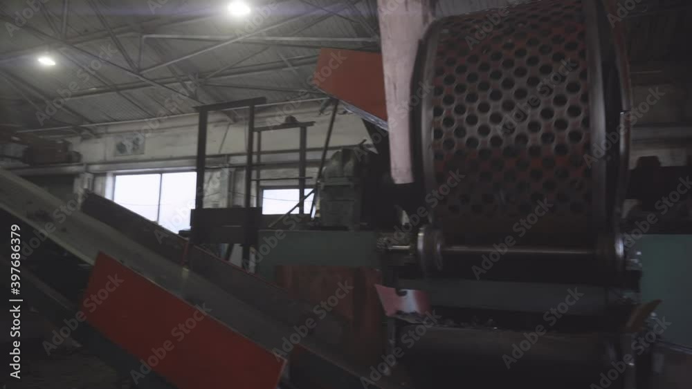 Rubber recycling processing factory on special industrial equipment and ...