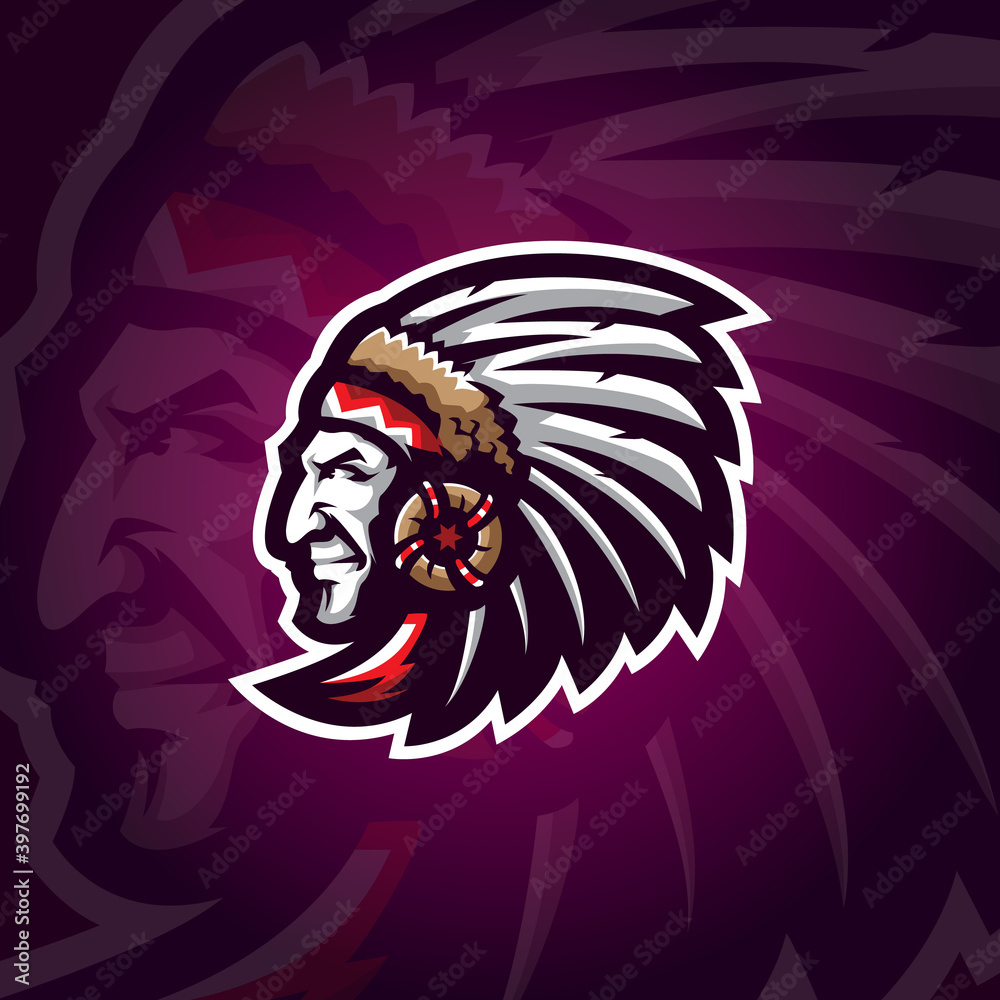 tribe logo design vector with concept style for badge, emblem and ...