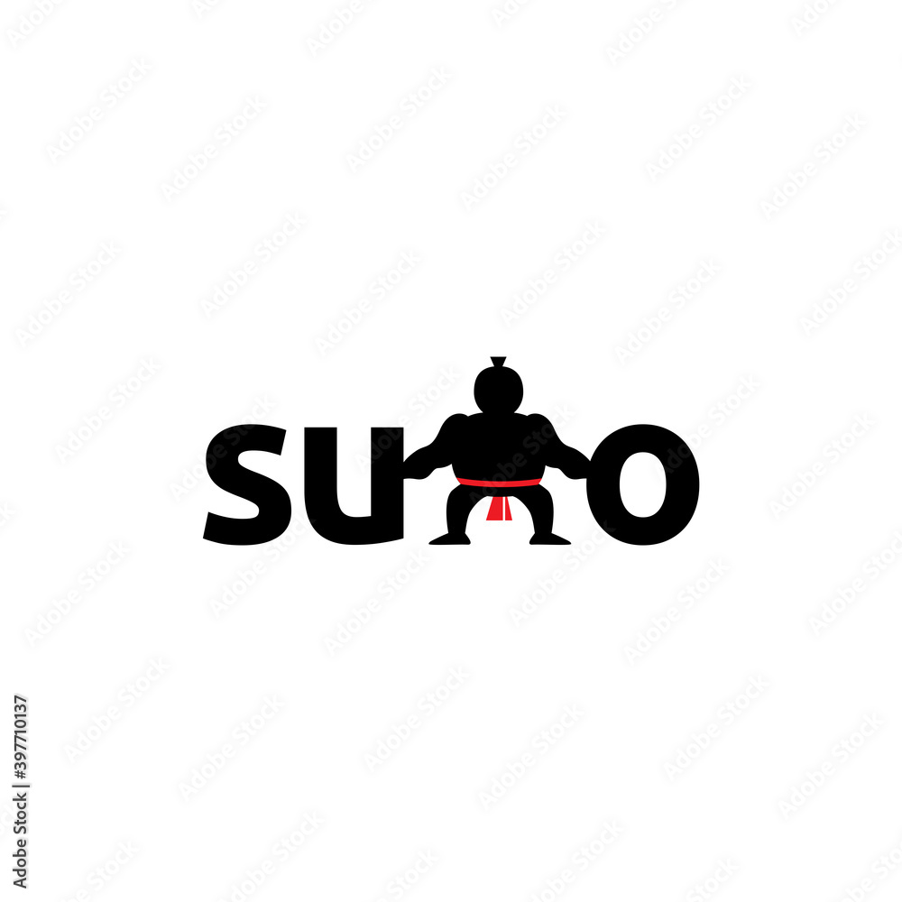 Sumo Logo Symbols Templates Modren Stock Vector | Adobe Stock