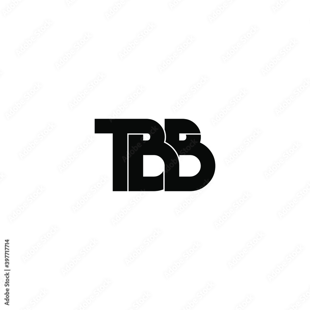 tbb letter original monogram logo design Stock Vector | Adobe Stock