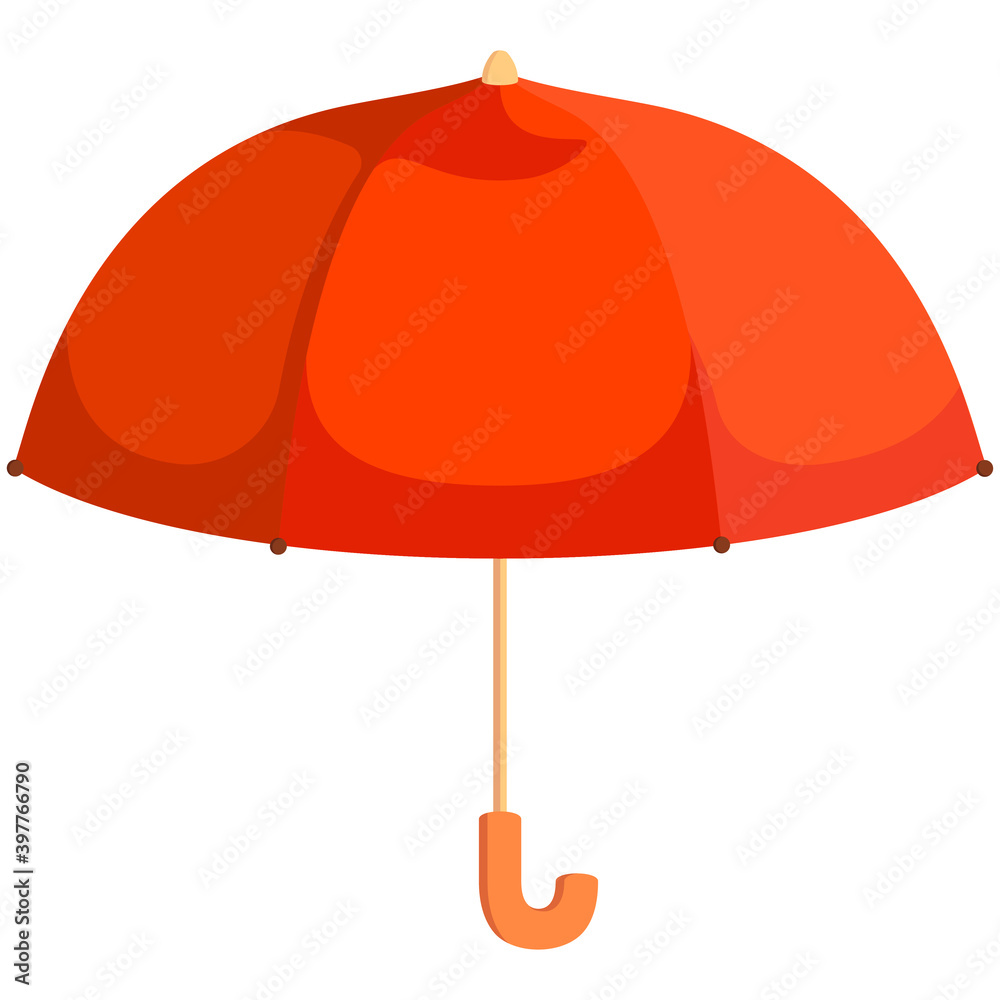Orange Umbrella Clip Art