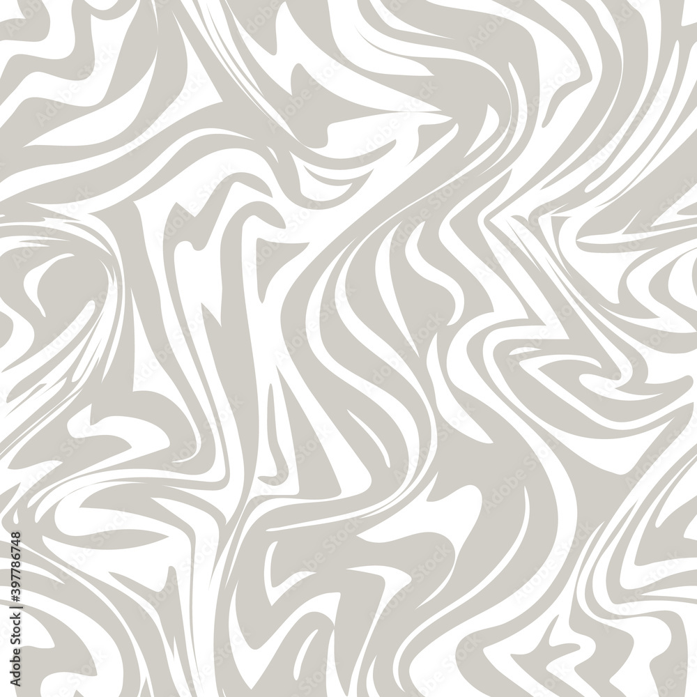 Abstract seamless pattern. Fluid monochrome texture. Background with ...