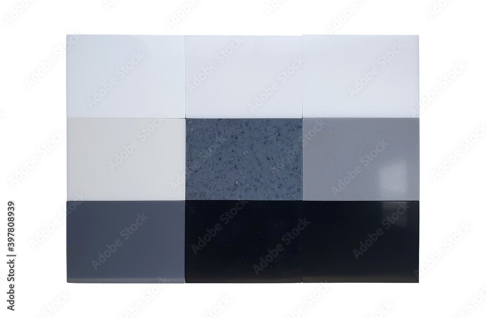 acrylic solid surface samples in white ,grey ,black ,grained gray and ...