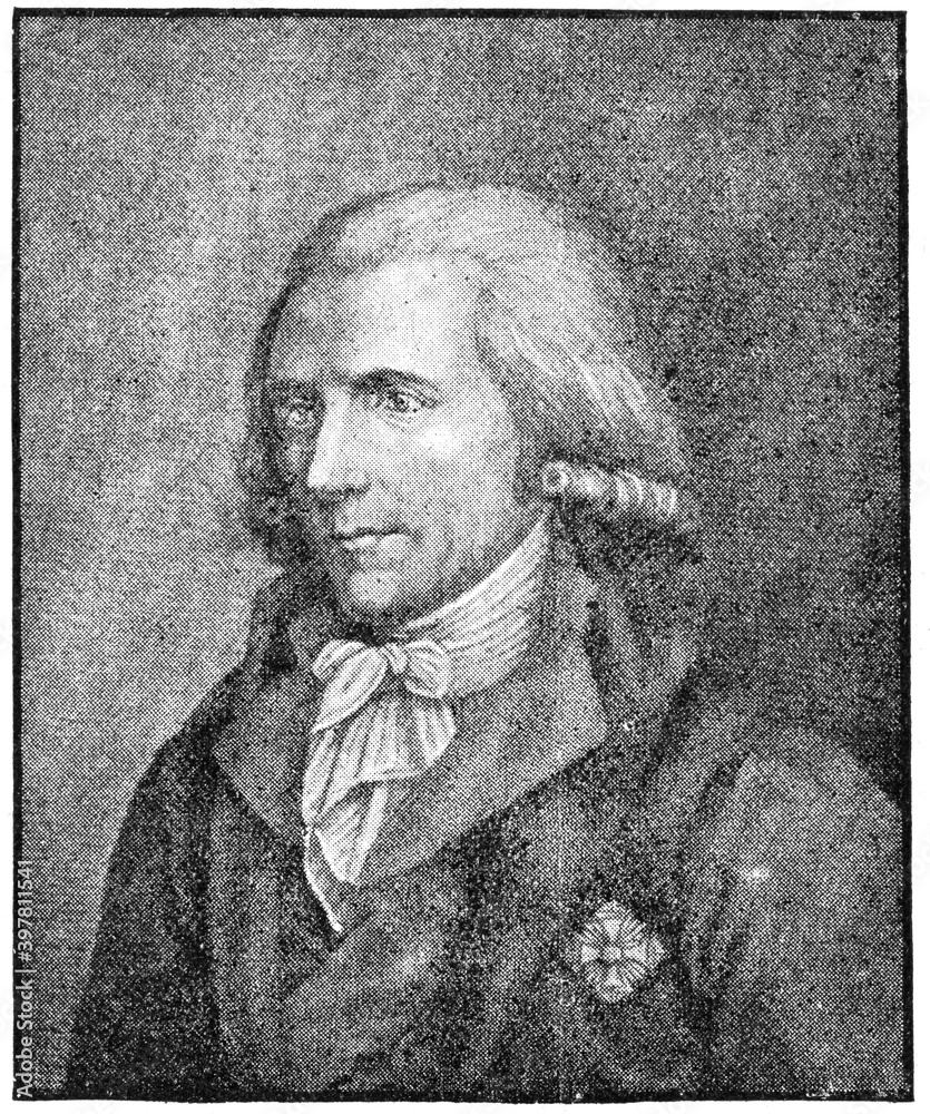 Portrait of Sir Benjamin Thompson, Count Rumford - an American-born ...