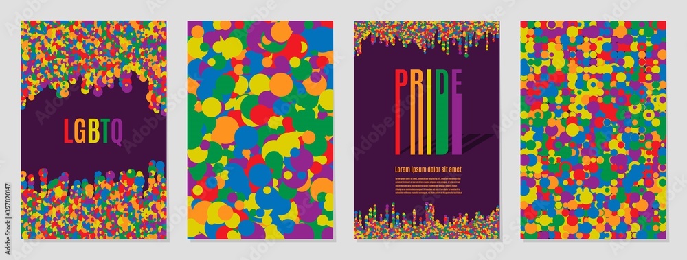 Sign pride lgbt symbol rainbow. colorful vector purple Stock Vector ...