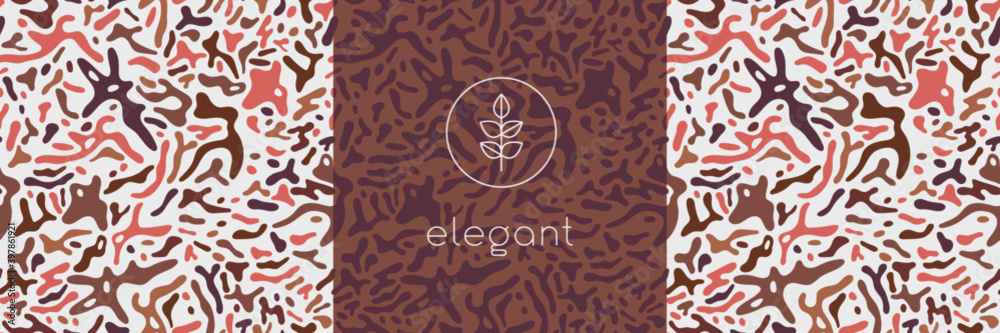 Spot pattern vector. Abstract animal skin pattern for fashion banner ...