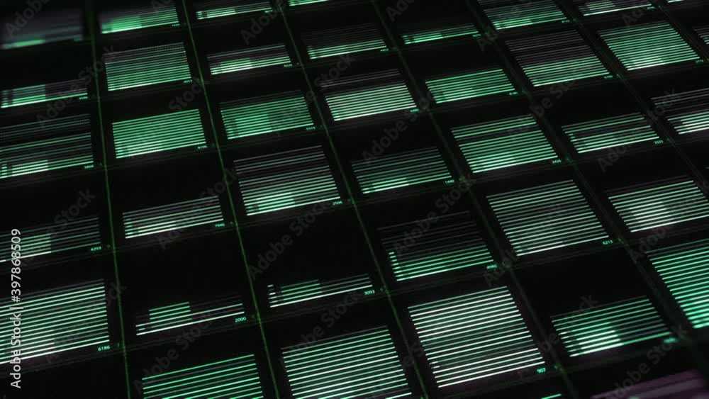 Futuristic elements, battery charging process visualization. Animation ...