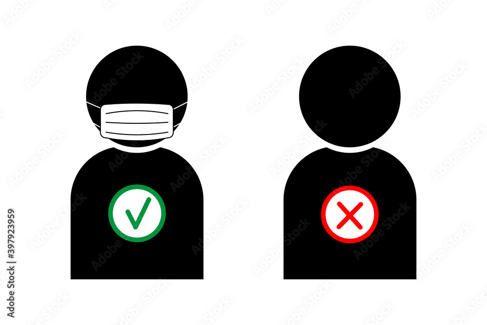 No Entry Without Face Mask Sign No Face Mask No Entry Icon Warning