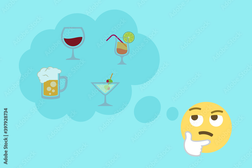 Wine Drinking Smiley