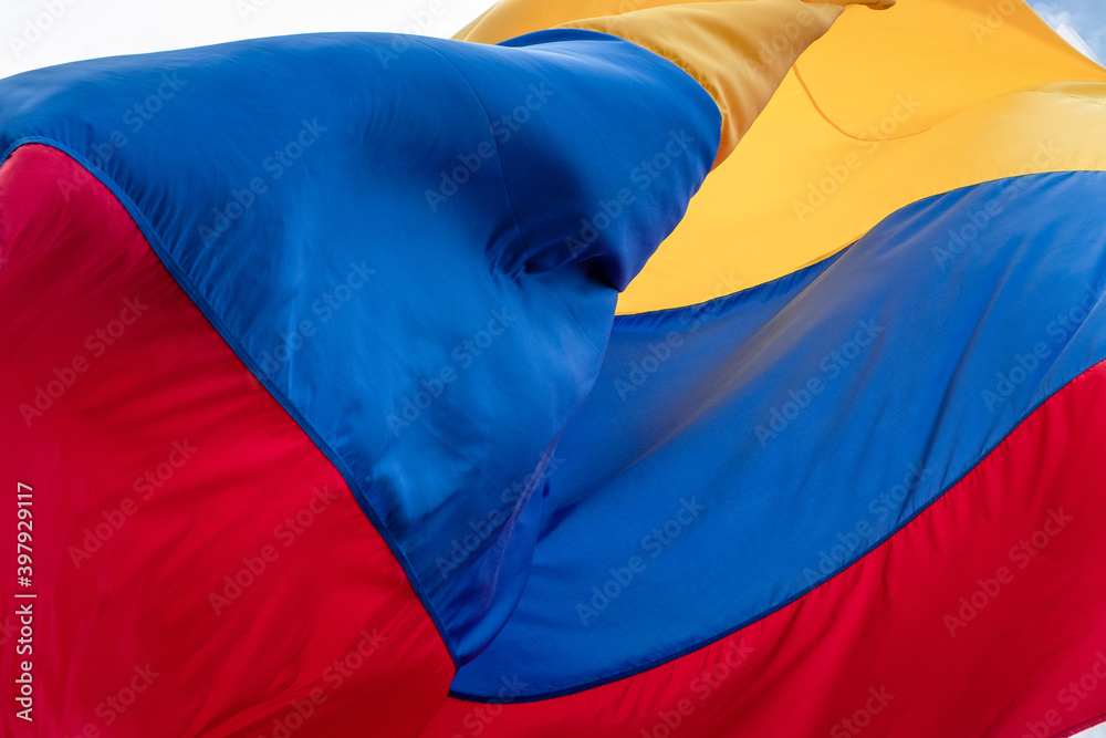 Bandera de Colombia, tricolor, simbolo patrio de la república de ...