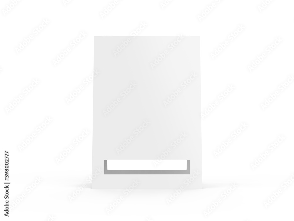 Crezon A-frame sandwich boards mockup template on isolated white ...