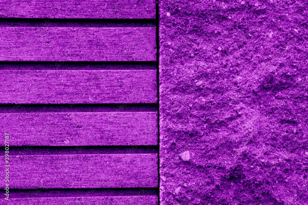 Half purple texture - tile on the right, stone on the left. The texture ...