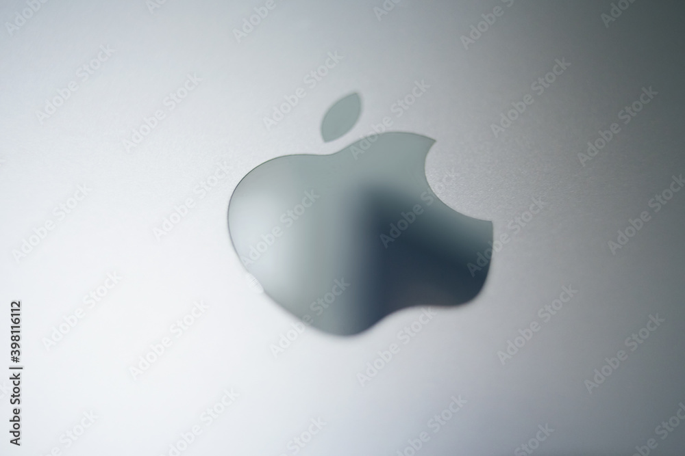 3d Black Apple Logo