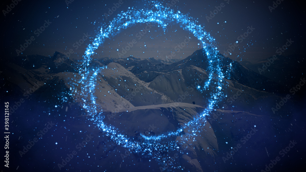 Frozen Magic Transitions Stock Template | Adobe Stock