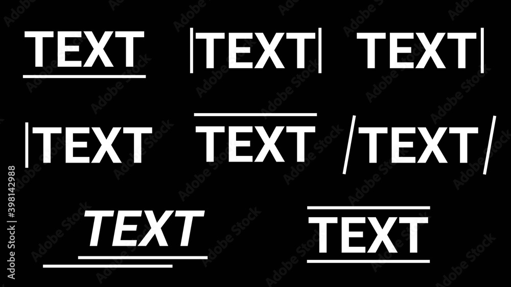 Auto Resize Minimal Corporate Title Overlays Stock Template | Adobe Stock