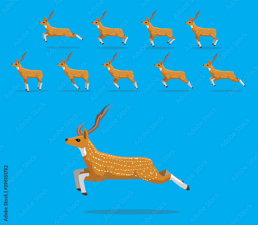 Deer Running Animation