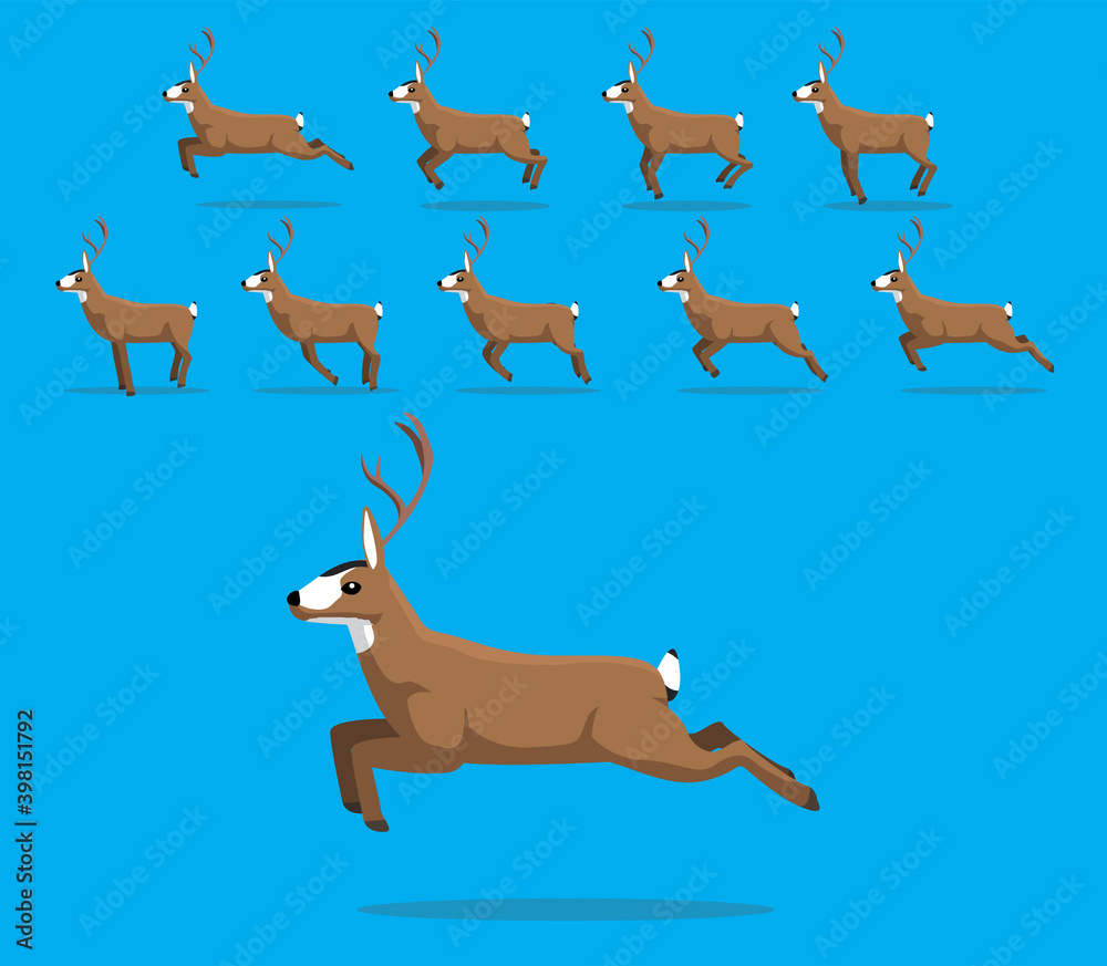 Deer Running Animation