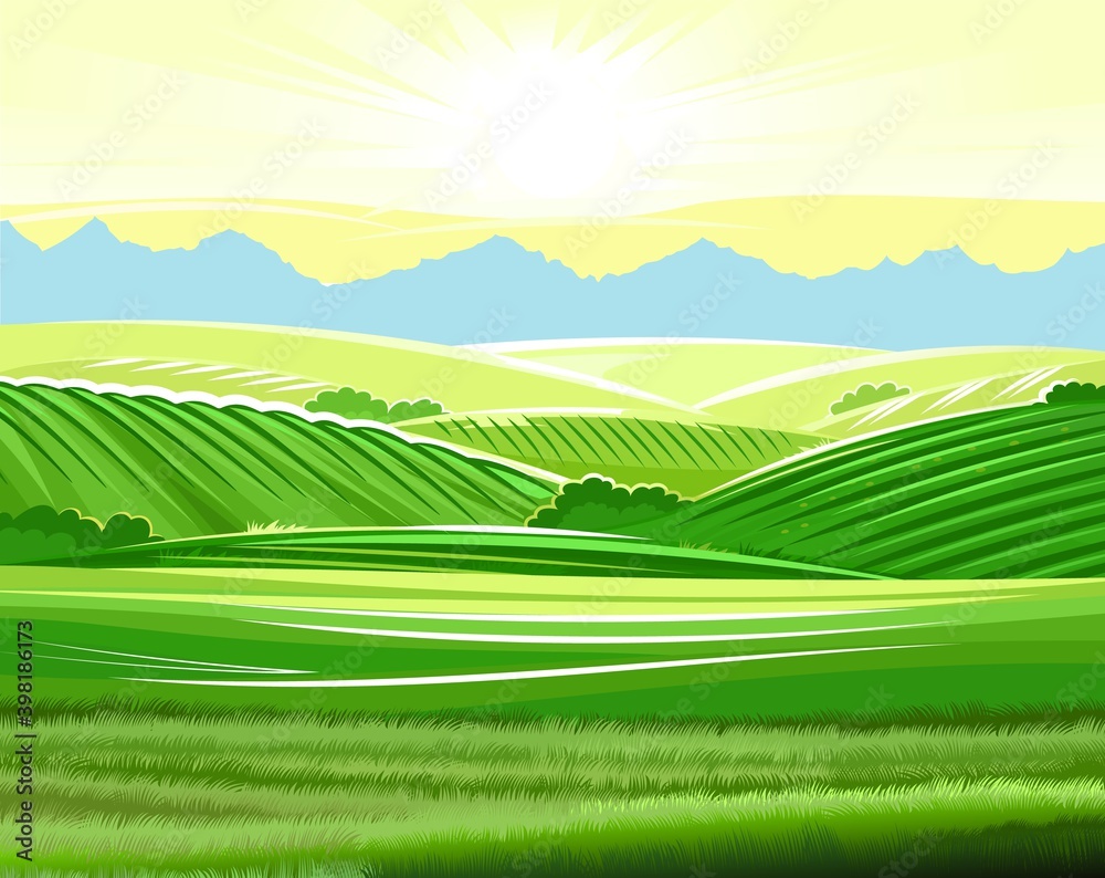 Beautiful Country Farm Land