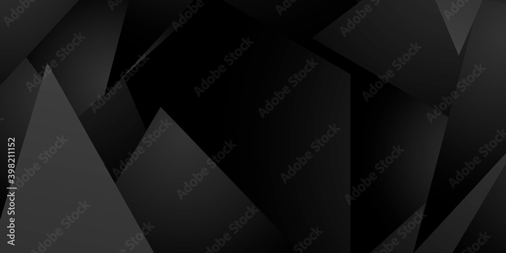 Black abstract triangle background Stock Vector | Adobe Stock