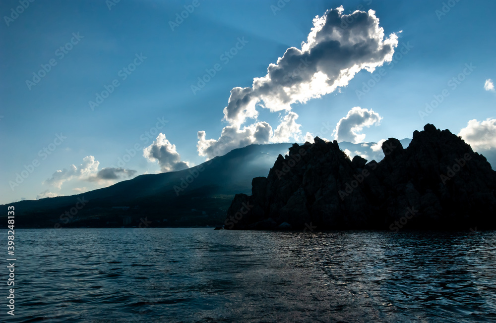 The formidable silhouettes of the Adalara rocks are like the legendary ...