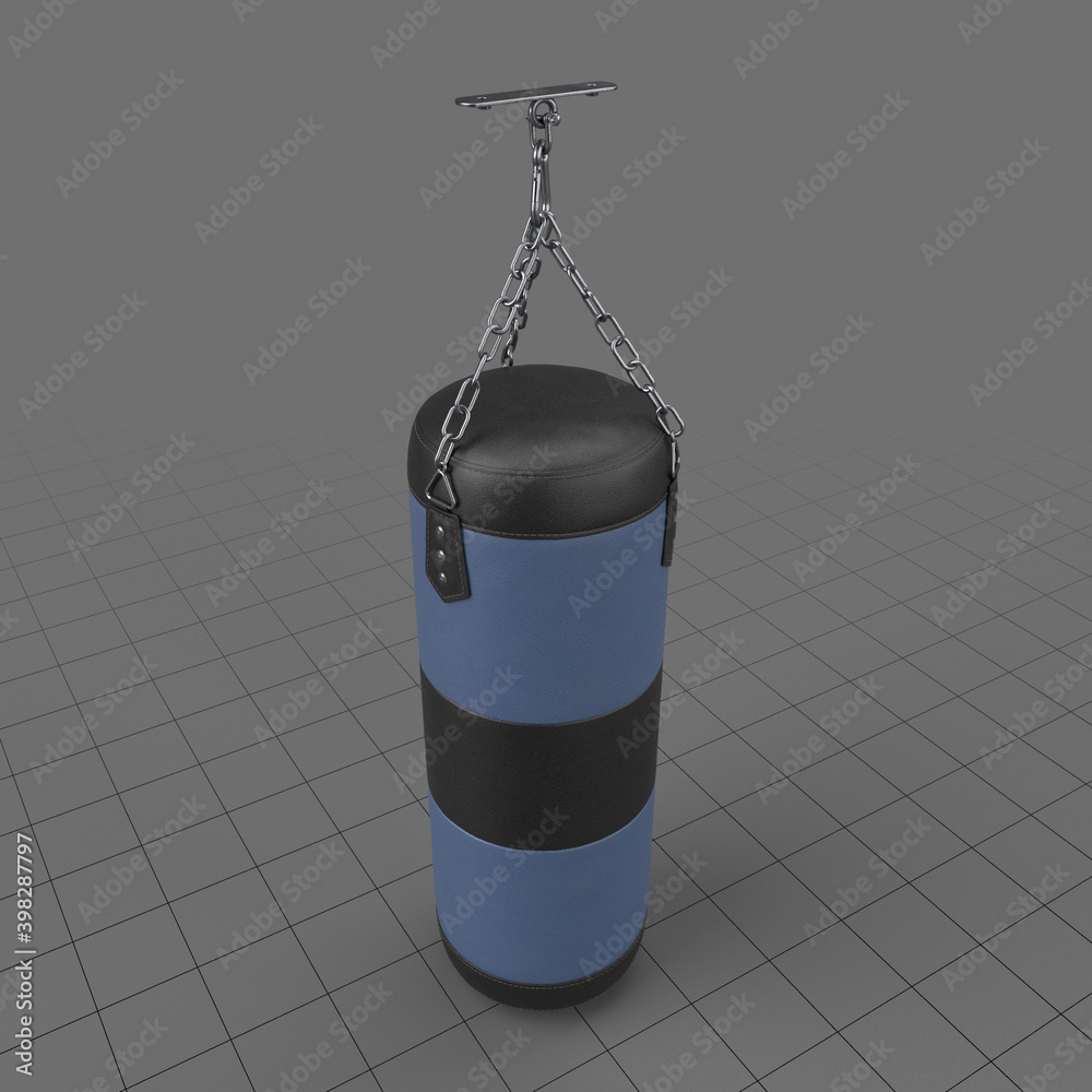 Ceiling boxing punching bag Stock 3D asset | Adobe Stock
