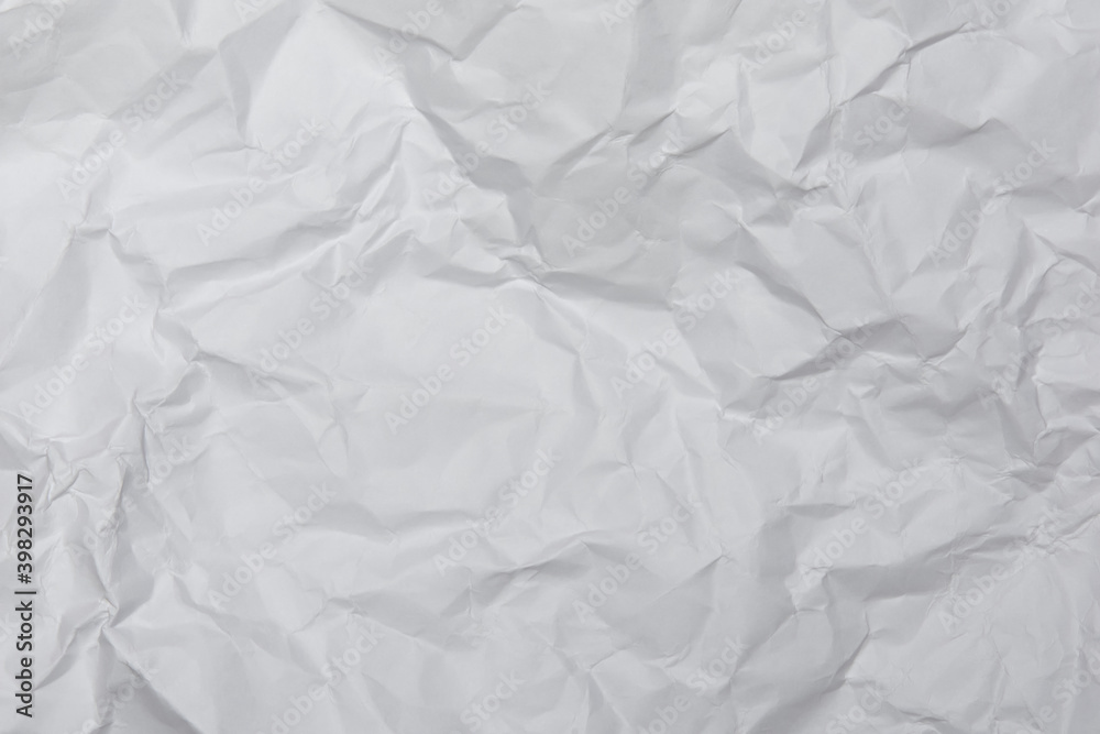 White crumpled paper texture background. White wrinkled paper texture ...