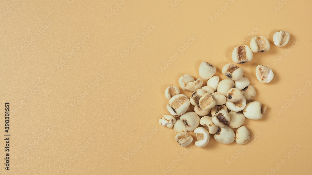 Stockfoto Job's Tears, also known as adlay and coix on white background ...