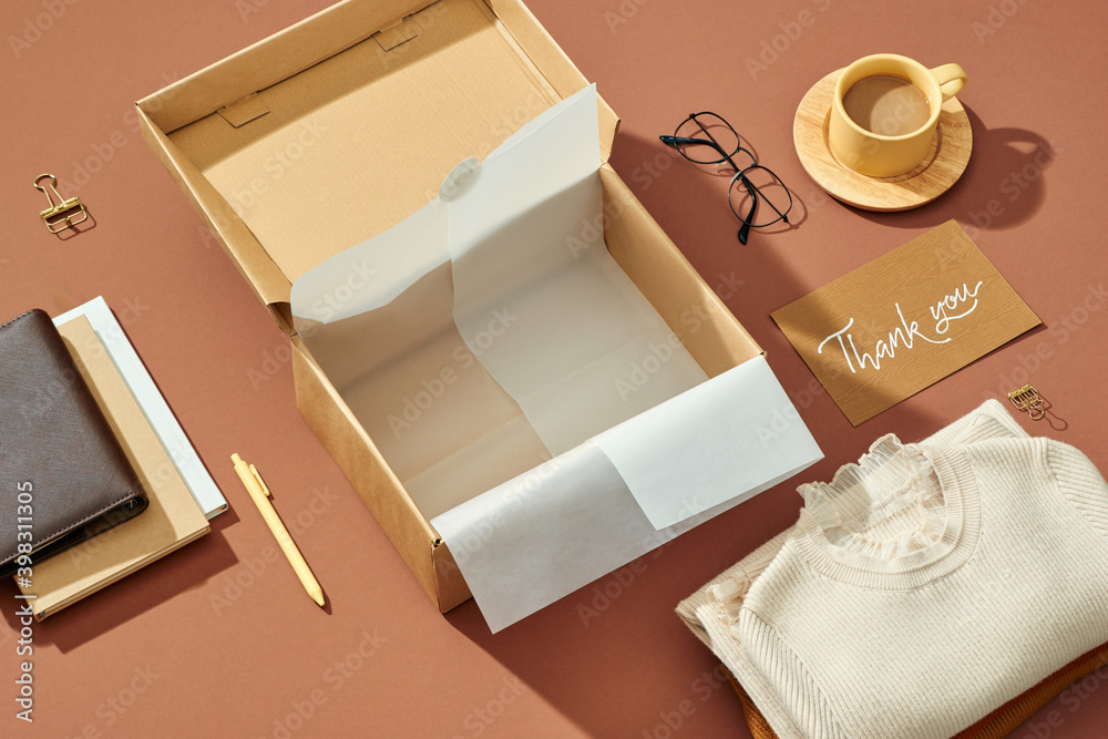 Unbox gift Stock Photo | Adobe Stock