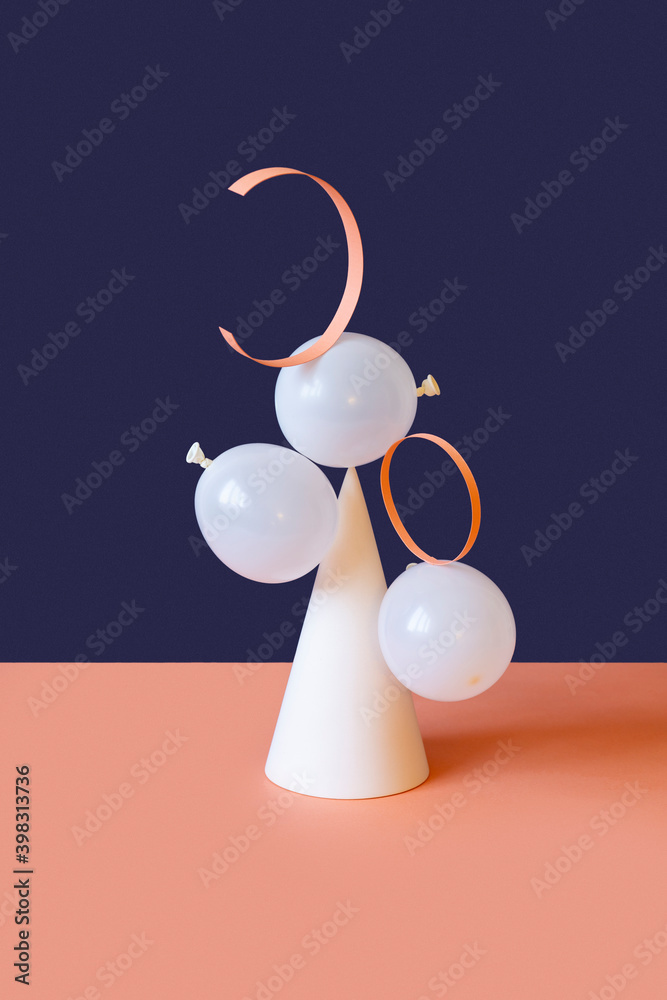 Balancing geometric figures and shapes. Stock Photo | Adobe Stock