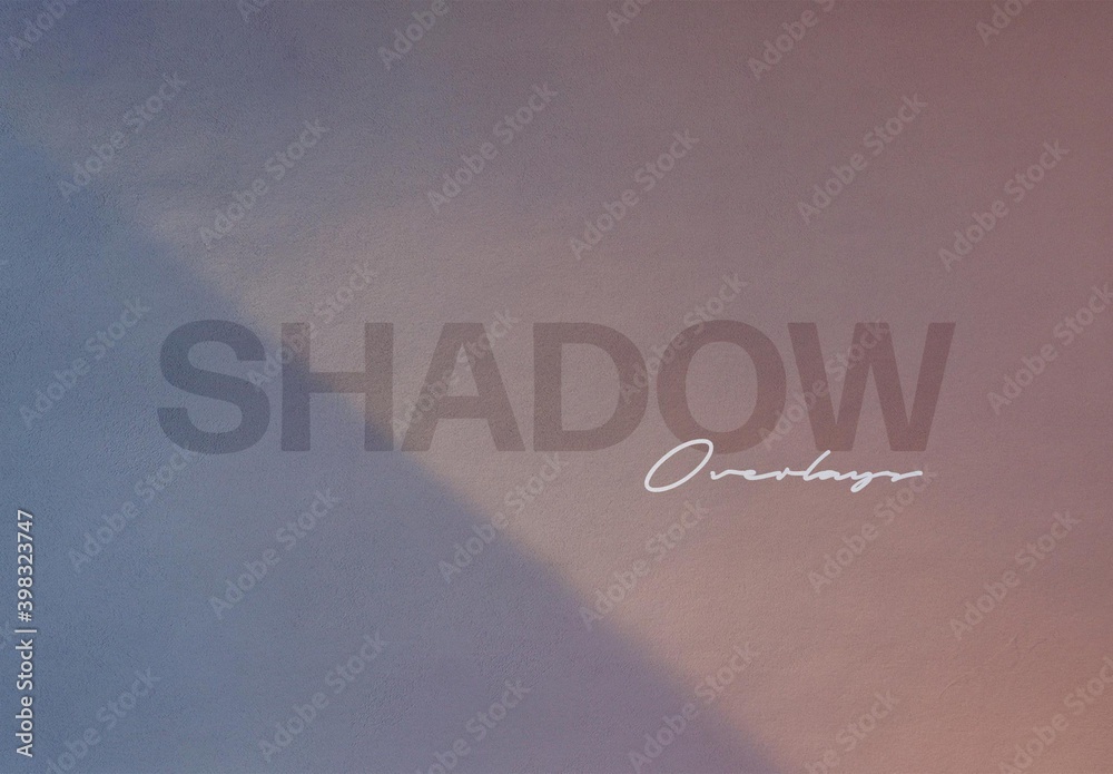 Shadow Overlay Mockup Set Stock Template | Adobe Stock
