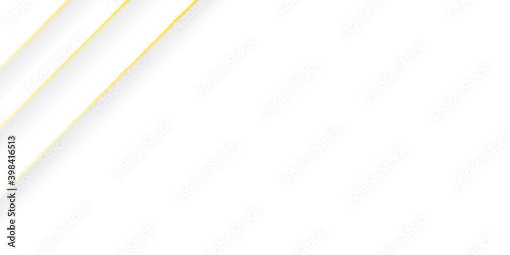 Gold white abstract background with golden lines for presentation ...