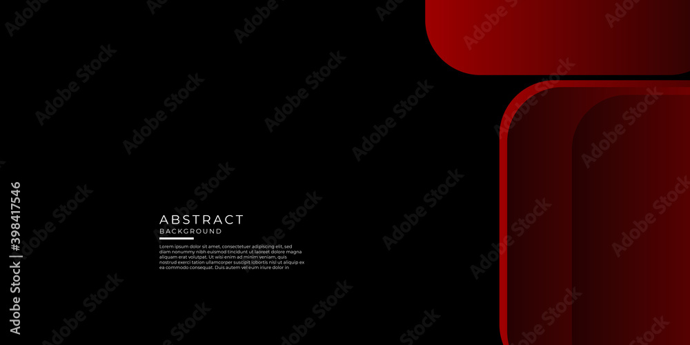 Abstract red black presentation background with text space Stock Vector ...