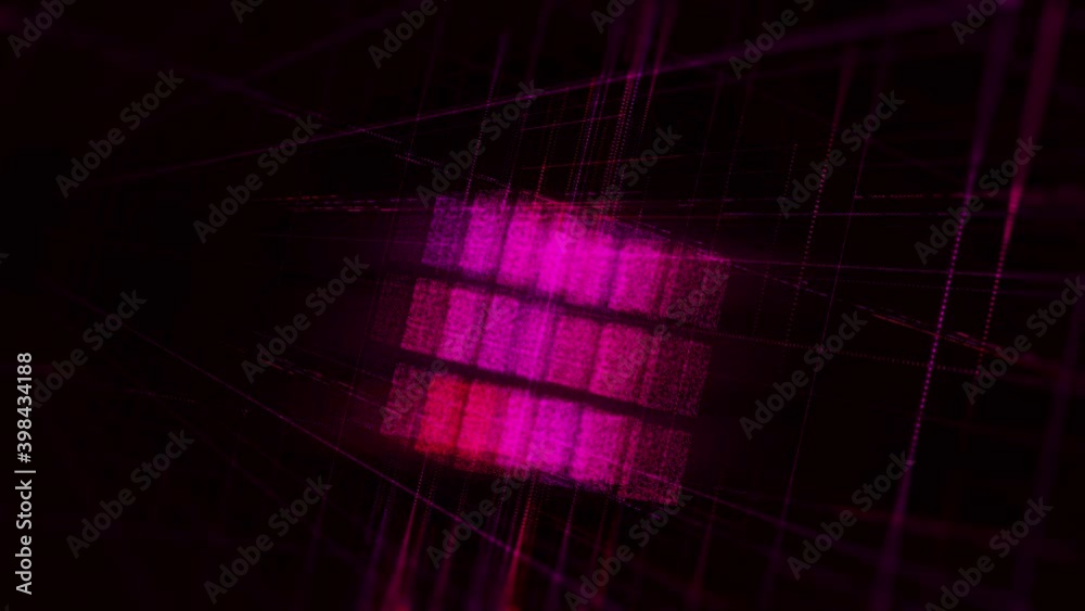 Abstract visualization of artificial intelligence self transformation ...